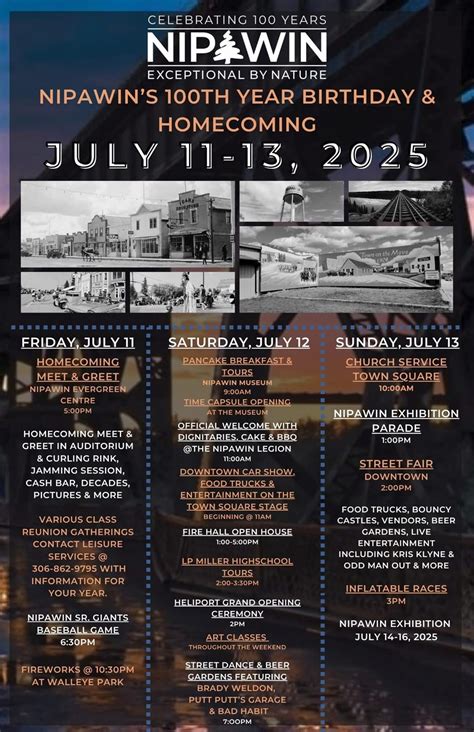 Nipawin Set To Mark Th Birthday With Weekend Celebration SaskToday Ca