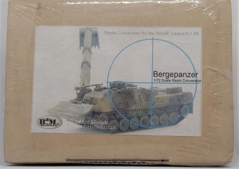 Baxmod Models Bergepanzer Resin Conversion Kit Revell Leapard 1a5 1
