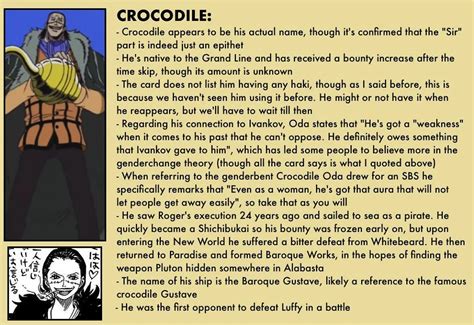 Is Crocodile A Girl And Is He Luffys Mom Theory Explained