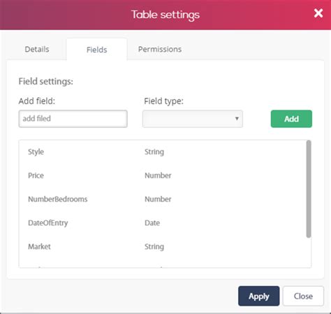 dynamic data grid