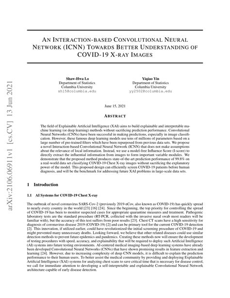 PDF An Interaction Based Convolutional Neural Network ICNN Towards Better Understanding Of