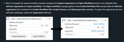 Import Arguments Button For Workflow Activity Doesn T Work Anymore