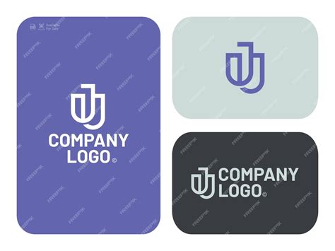 Premium Vector Initials Letter Uj Logo Design