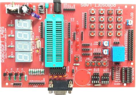 Robosoft Labs Atmega16atmega32 40 Pin Microcontroller With Rs232