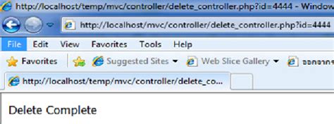 figure 1 from php framework for database management based on mvc