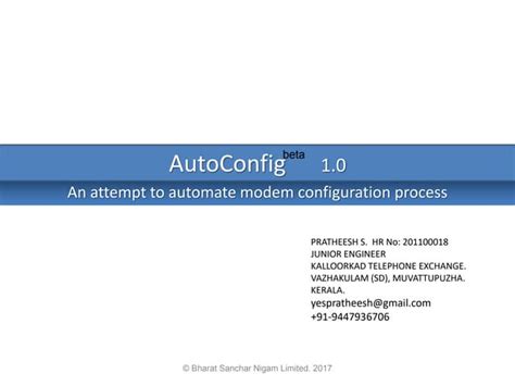 Autoconfig Tool User Manual A Script To Auto Configure Malware Affected Modems Works Only For