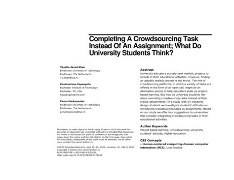 pdf completing a crowdsourcing task instead of an assignment what do