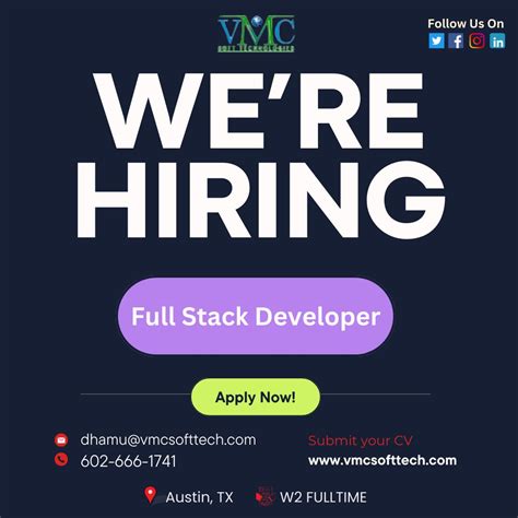 Vmc Soft Technologies Inc On Linkedin Fullstack Css Html