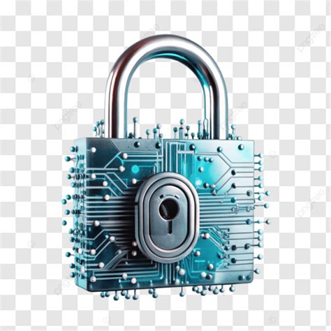 Cybersecurity Digital Lock Icon Cybersecurity Digital Security Data Protection Png