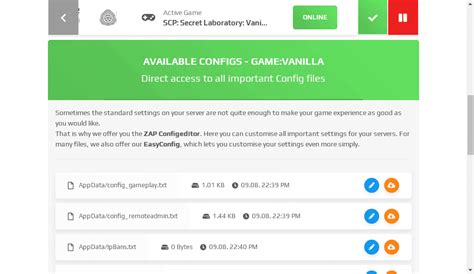 SCP Secret Laboratory Server Hosting ZAP Hosting Com