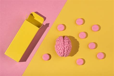 Premium Photo Set Of Pills For Brain Boost And Memory Improvement