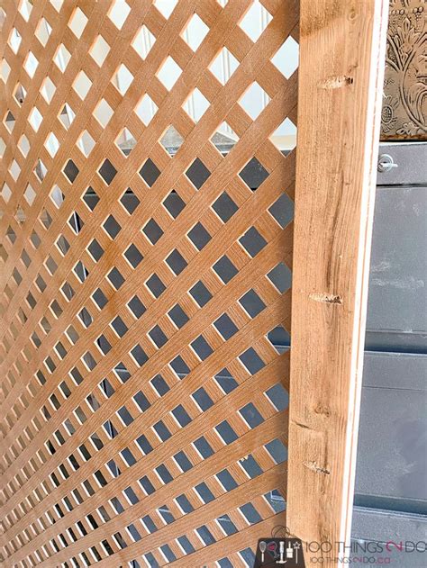 Simple Lattice Privacy Screen Lattice Privacy Screen Lattice Fence