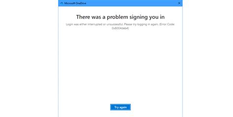 How To Fix Error Code 0x8004deb4 For OneDrive On PC