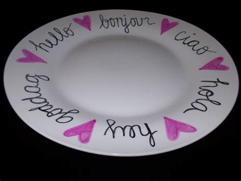 Personalize Dollar Store Plates Revamperate