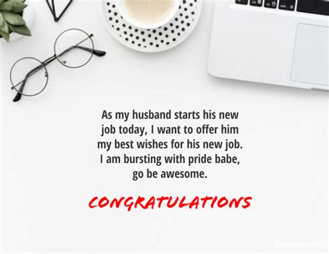 100 Best Wishes For New Job To Husband Messages And Quotes Page 2 Of