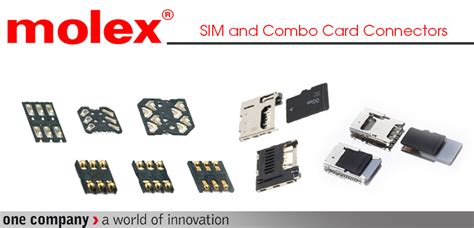 Molex SIM and Combo Card Connectors Çevik Bağlantı Teknolojileri