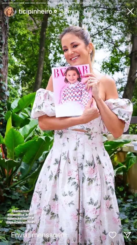 Filha De C Sar Tralli E Tici Posa Para Revista De Moda E Encanta