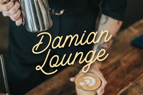 Vontage Monoline Typeface Script And Handwritten Ft Cafe And Bar Envato