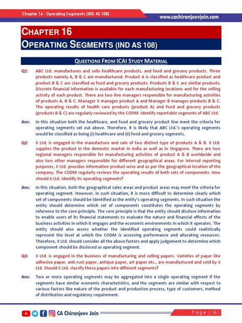 16 Ind As 108 Operating Segment Final R Pdf Expense Taxes
