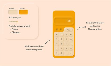 Calculator Ui Interface Behance
