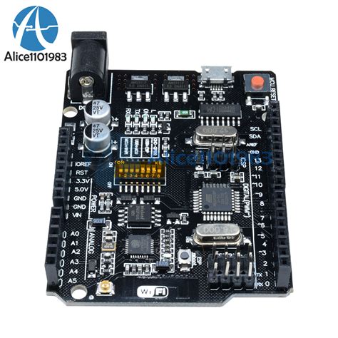 Unowifi R3 Atmega328pesp8266 32mb Memory Usb Ttl Ch340g For Arduino
