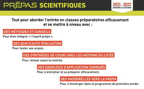 Amazon Fr Je Réussis Mon Entrée En Prépa Scientifique Mathématiques