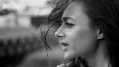 Sensual Slow Motion Shot A Beautiful Girl Stock Footage Video Of France Happy 160161006