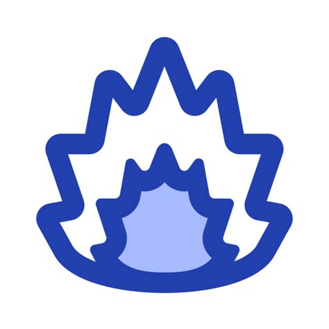 Explode Generic Blue Icon