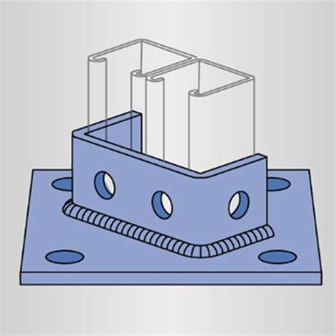 Jual Unistrut P2073 Post Base P2073 Hg Kota Surakarta