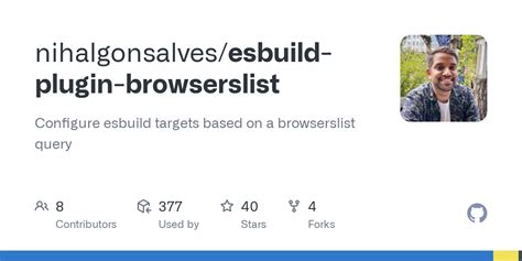 Github Nihalgonsalvesesbuild Plugin Browserslist Configure Esbuild