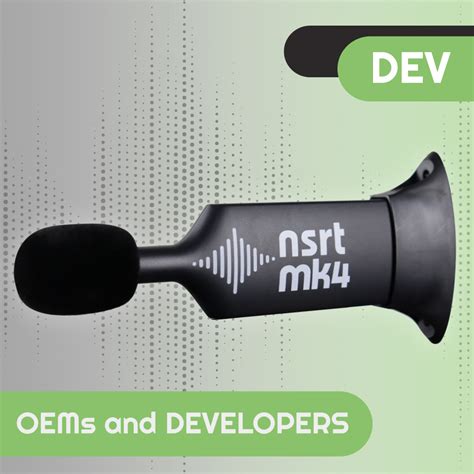 nsrt mk4 sound level meter with type 1 microphone and data logger