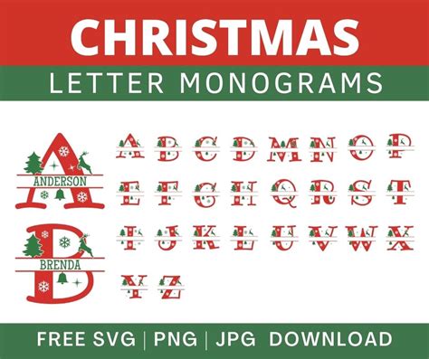 Free Printable Monogram Initials