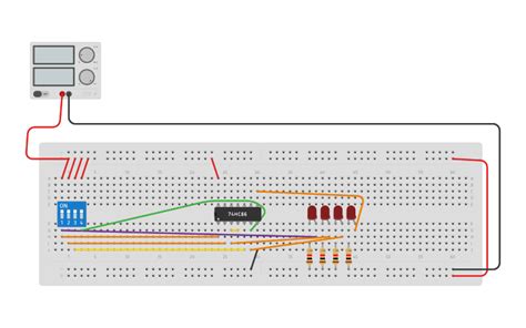 Circuit Design Gray To Binary Converter Tinkercad