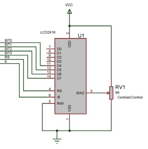 Component LCD Generic Displays Alphanumeric Flowcode Help