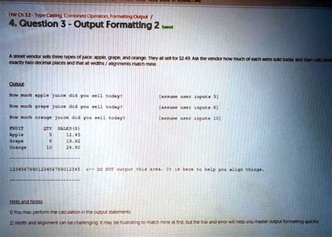Solved The Language Is C Hw Ch 32 Type Castingcormbined
