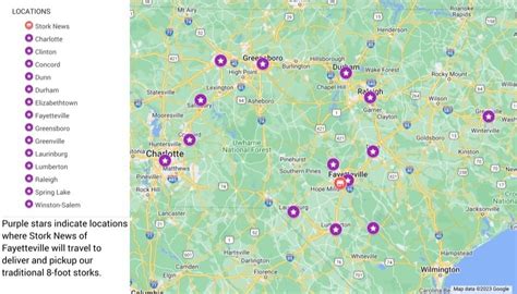 Service Areas — Stork News