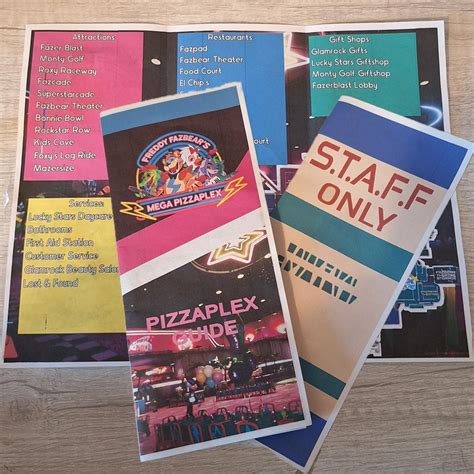 Fnaf Security Breach Pizzaplex Map Digital Download Etsy