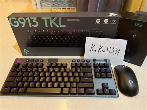 Logitech G913 TKL Gaming Keyboard Computers Tech Parts Accessories Computer Keyboard On