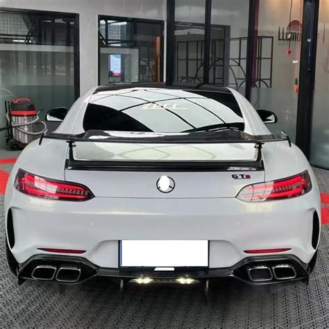 탄소 섬유 자동차 스타일링 부츠 레이싱 Gt 윙 리어 테일 스포일러 벤츠 Amg Gtr Gt43 Gt50 Gt53 Oem 스타일 2019 2020 2021 2022