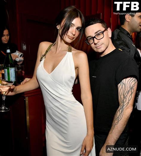 Emily Ratajkowski Sexy Seen Showing Off Her Stunning Figure Wearing A White Dress At The Code