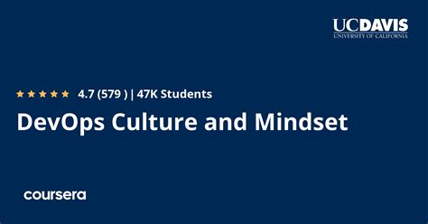 devops culture and mindset coursera