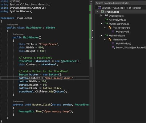 Starting Of A Wpf Application With No Xaml Just Code Feng Yuan