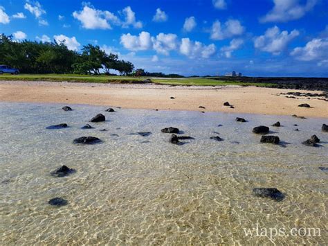 Plage De Poste Lafayette Dans Le Nord Est De Lîle Maurice Wlaps