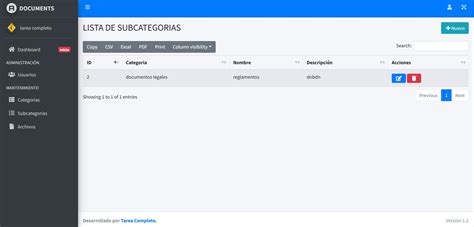 sistema gestor de documentos archivos en laravel y mysql sistemas web