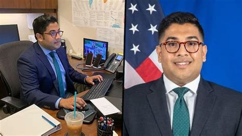 who is vedant patel the first indian american to hold daily state department presser
