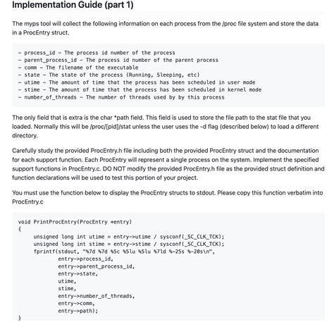 solved implementation guide part 1 the myps tool will