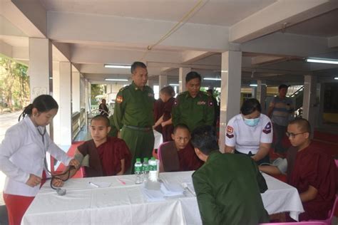 မှော်ဘီမြို့နယ်နှင့် အောင်မြေသာစံမြို့နယ်တို့ရှိ သံဃာတော်များနှင့