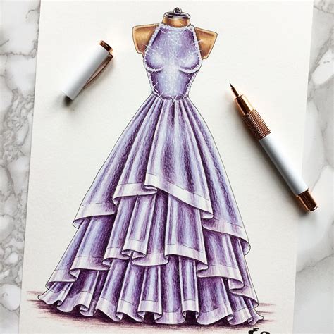 How To Draw Dress Sketches