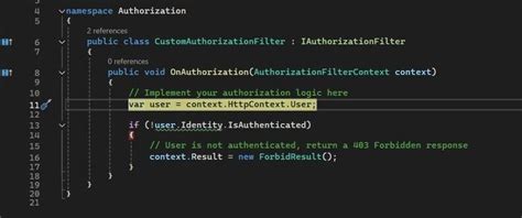 explaining iauthorizationfilter in core