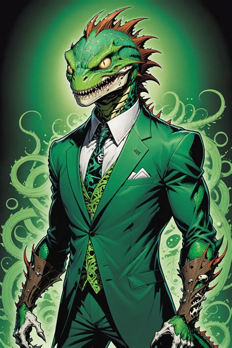 Lizard Suit Image Created By Redvapor Tensorart